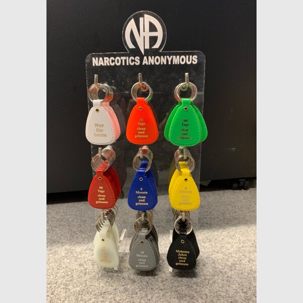 Key tag holder - Narcotics Anonymous Literaturshop, 15,00